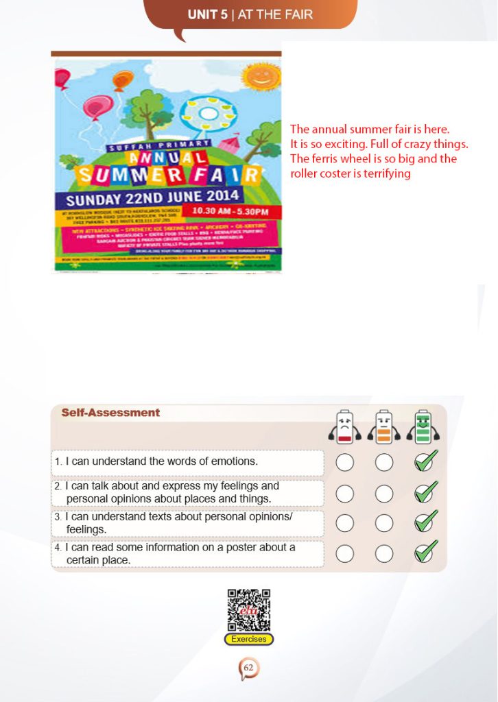 Prepare a poster about a fair and talk about it. - Evvel Cevap