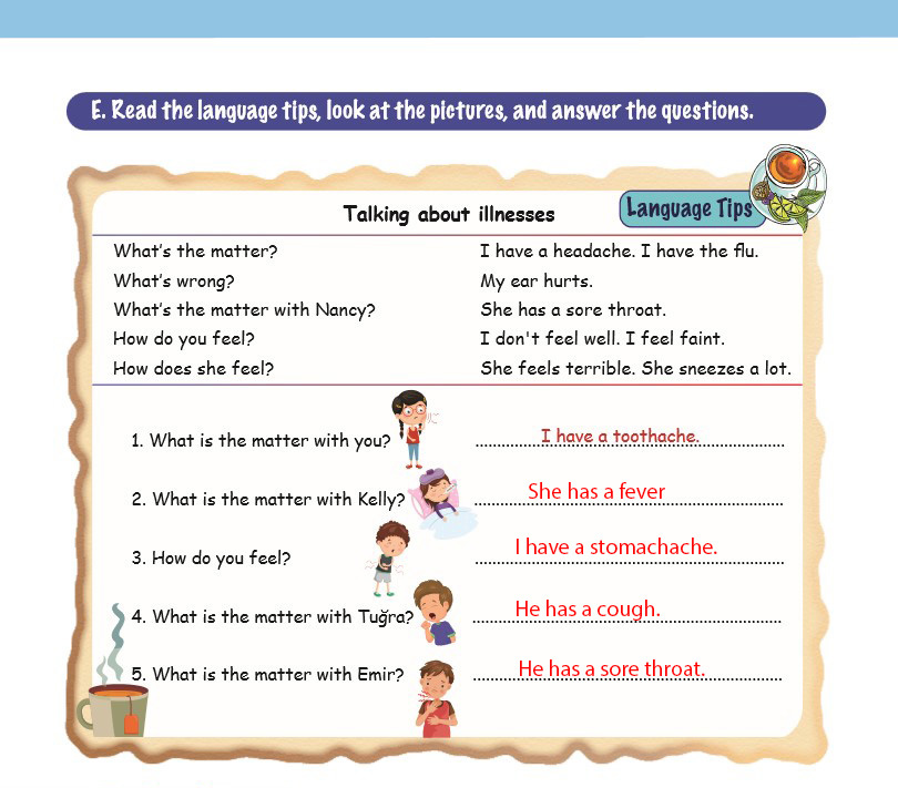 Read the language tips, look at the pictures, and answer the questions ...