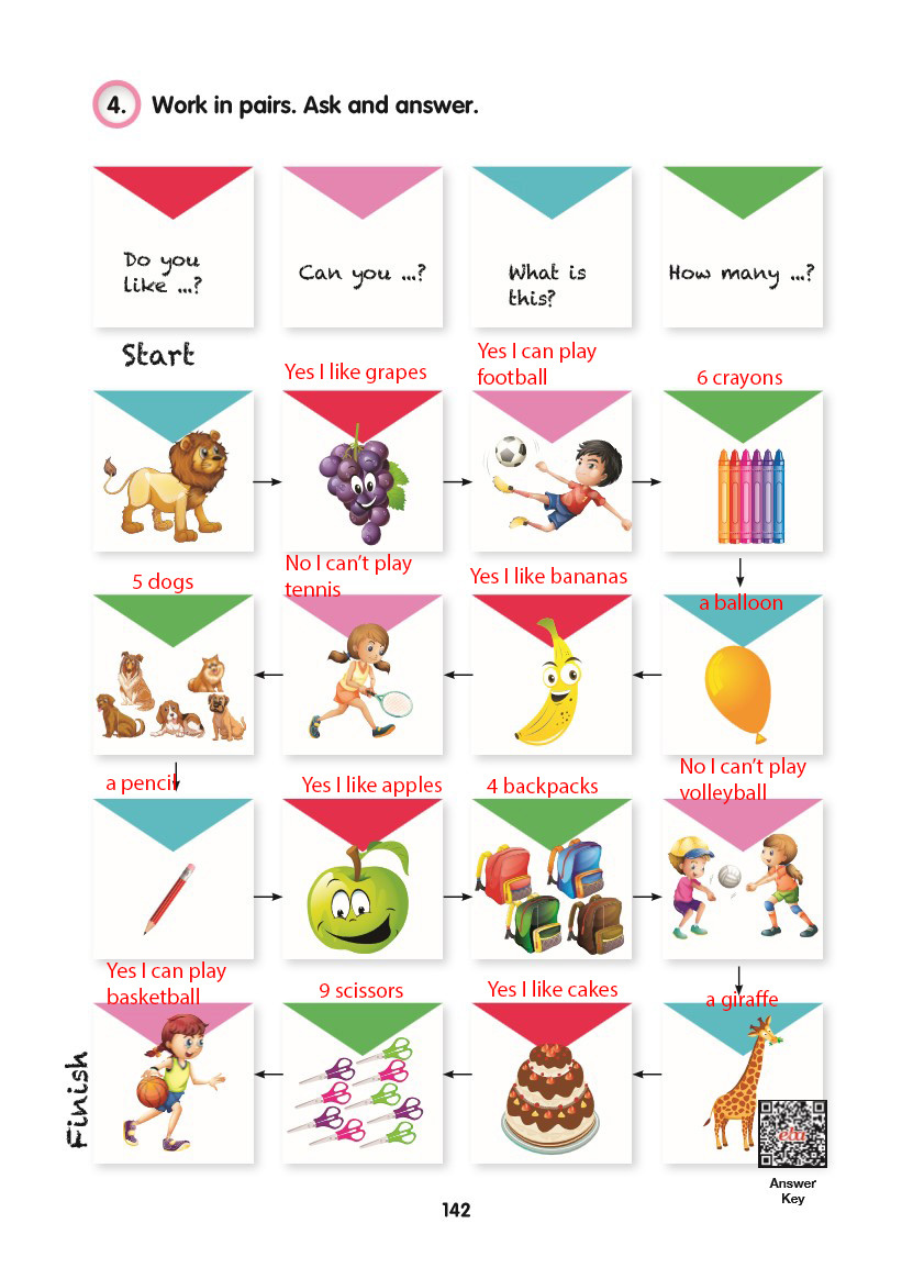 Work in pairs. Ask and answer.