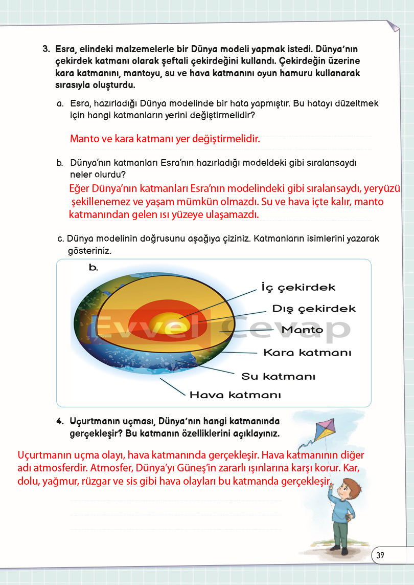 3. Sınıf Fen Bilimleri Ders Kitabı Cevapları Sayfa 38-39-40-41 - Evvel ...