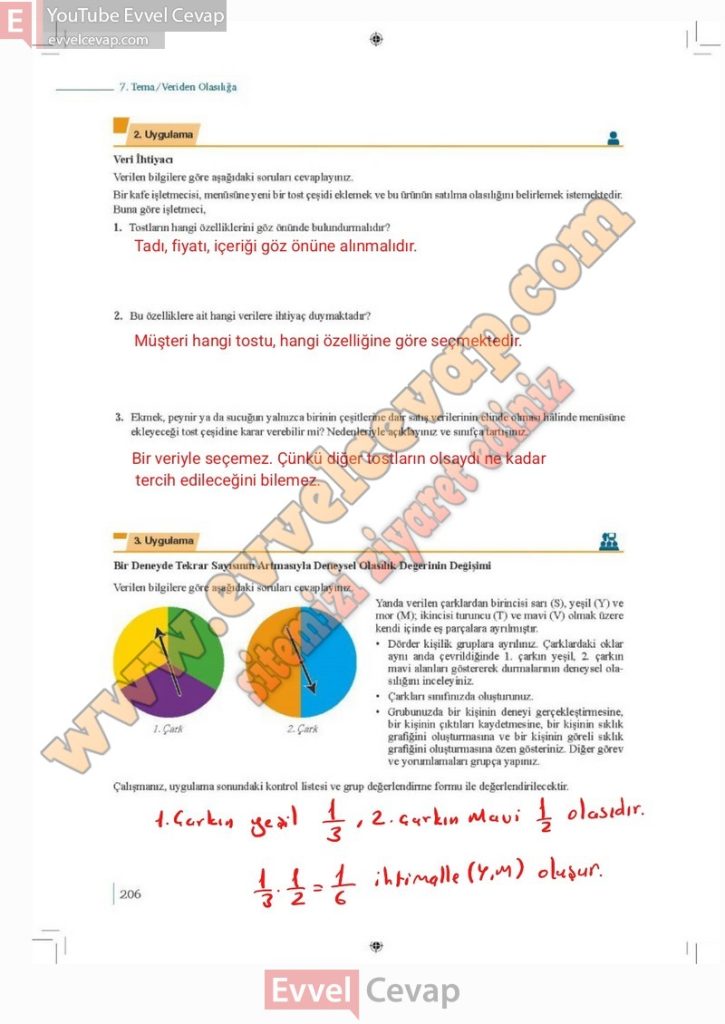 9. Sınıf Matematik Ders Kitabı Cevapları Meb Yayınları (2. Kitap) Sayfa ...