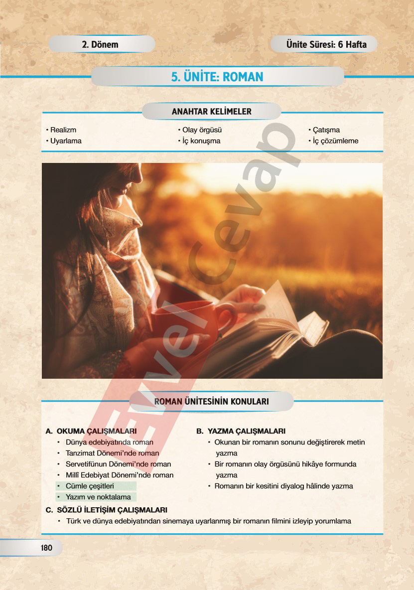 10. Sınıf Edebiyat Ders Kitabı Cevapları Beşgen Yayınları Sayfa 174-175 ...