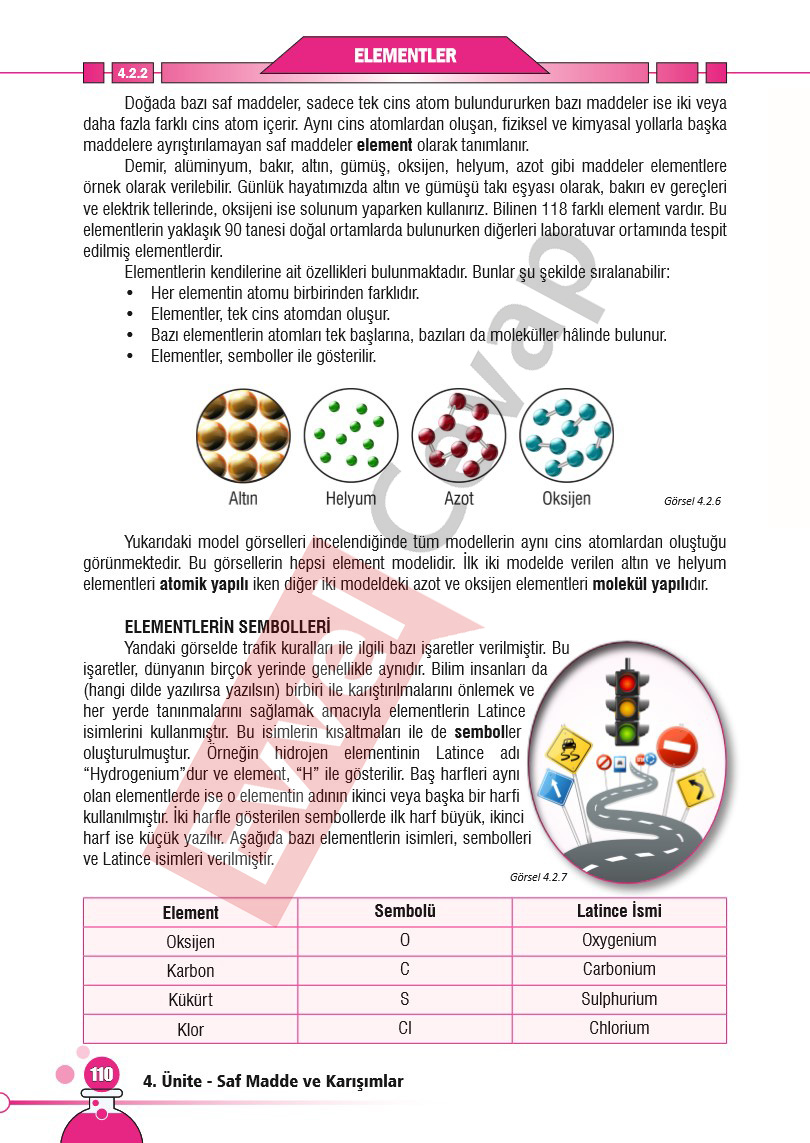 7. Sınıf Fen Bilimleri Ders Kitabı Cevapları Sayfa 110-111-112-113 ...