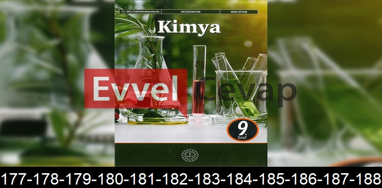 9. Sınıf Kimya Ders Kitabı Cevapları Sayfa 177-178-179-180-181-182-183 ...