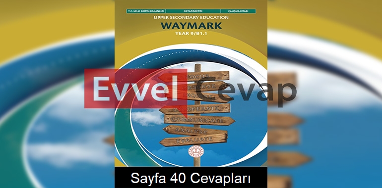 9. Sınıf İngilizce Waymark B1.1 Çalışma Kitabı Cevapları Meb Yayınları ...