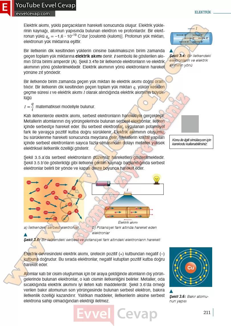 10. Sınıf Fizik Ders Kitabı Cevapları Meb Yayınları Sayfa 209-210-211-212-213-214