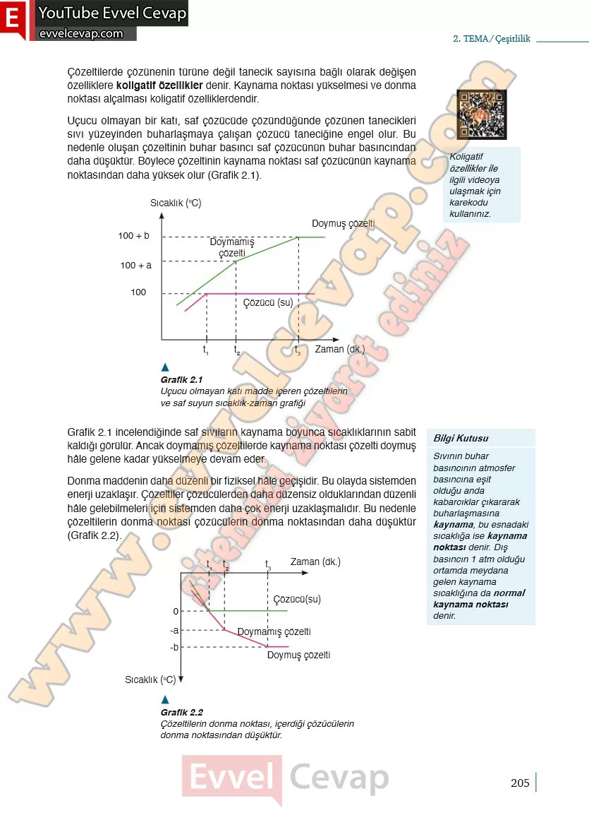 10. Sınıf Kimya Ders Kitabı Cevapları Meb Yayınları Sayfa 202-203-204 ...