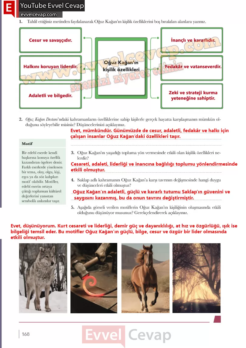10. Sınıf Türk Dili ve Edebiyatı Ders Kitabı Cevapları Sayfa 160-161 ...